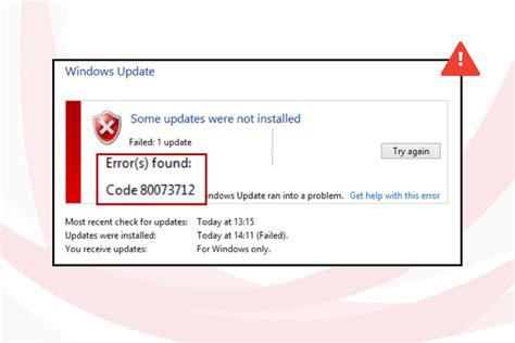 Fix Windows Update Error Code 0x80073712 Techcult