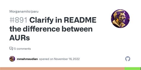 Clarify In Readme The Difference Between Aurs · Issue 891