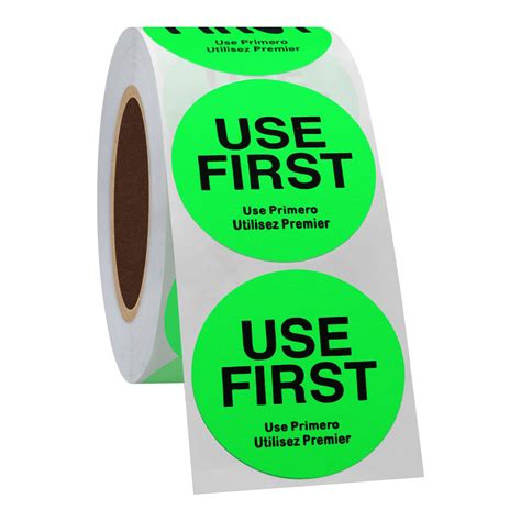 Hybsk Use First Stickers Food Service Fifo Label For