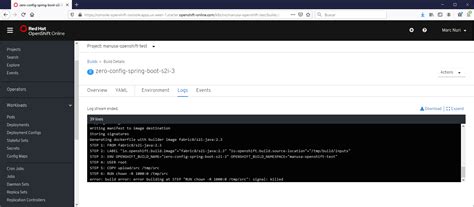 Build Error With Openshift 4 · Issue 1736 · Fabric8iofabric8 Maven