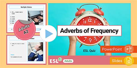 Esl Adverbs Of Frequency Powerpoint Quiz [adults A2]