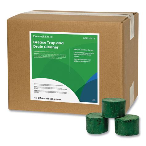 Fog Puck Large Grease Trap And Drain Cleaner 8 Oz 64 Carton