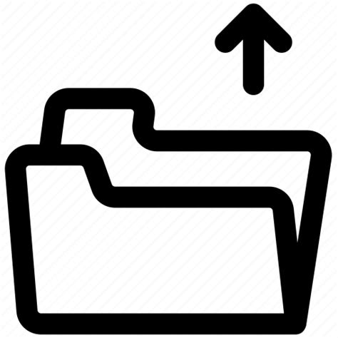 Data Out Folder Arrow Icon Download On Iconfinder