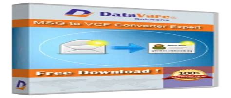 DataVare MSG To VCF Converter Expert TommyApps