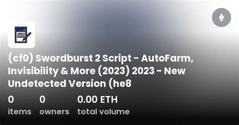 Cf0 Swordburst 2 Script AutoFarm Invisibility More 2023 2023 New Undetected Version