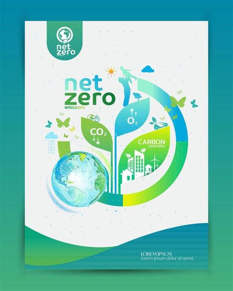 Net Zero And Carbon Neutral Concept 39656510 Vector Art At Vecteezy