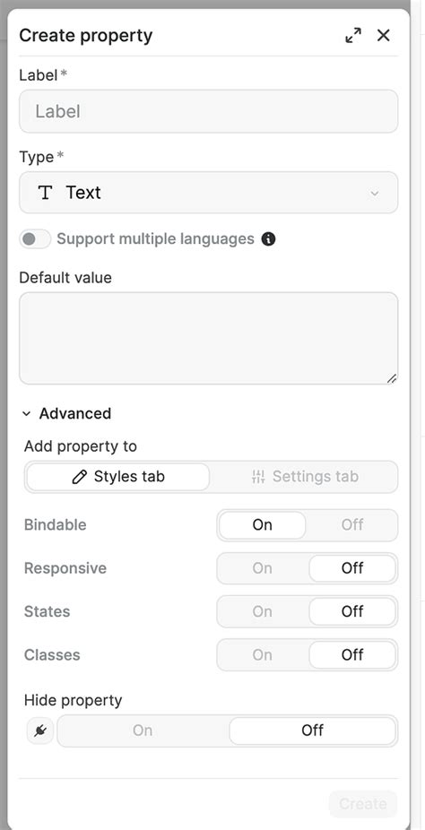 Documentation On Advanced Component Properties How Do I Weweb Community