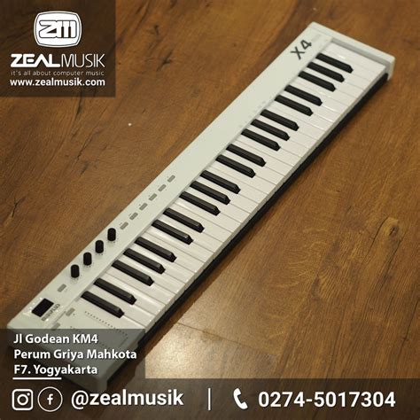 Jual MidiPlus X4 Mini USB MIDI Controller 49 Keys Zeal Musik Jogja Shopee Indonesia