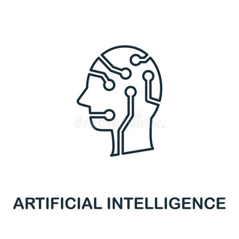 Artificial Intelligence Line Icon Creative Outline Design From Artificial Intelligence Icons