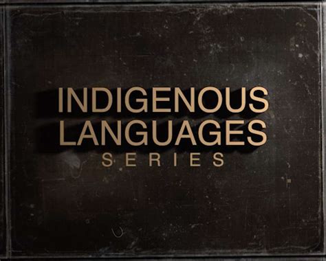 Indigenous Languages Series Season 2 U Multicultural