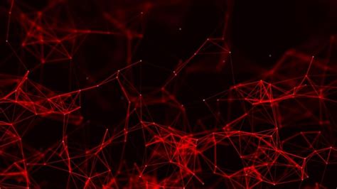 Premium Photo Abstract Digital Red Background Big Data Visualization Network Connection