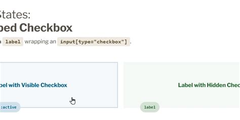Label Checkbox States Dev Community