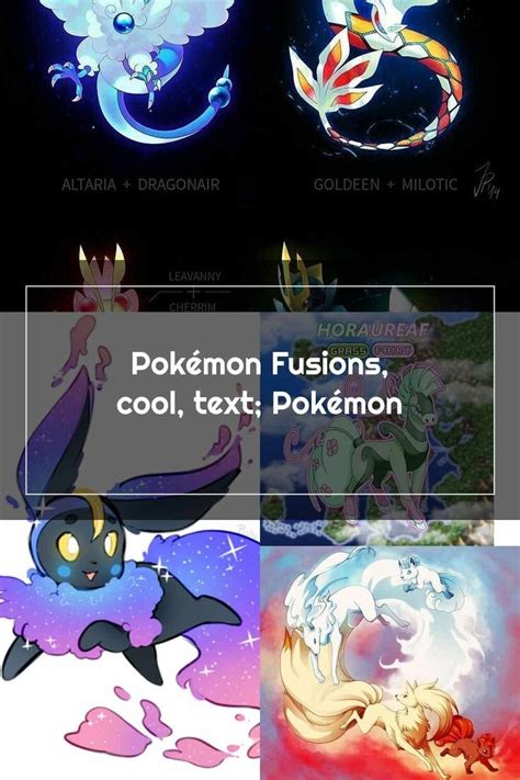 Pokemon Fusion Pokémon Fusions Cool Text Pokémon