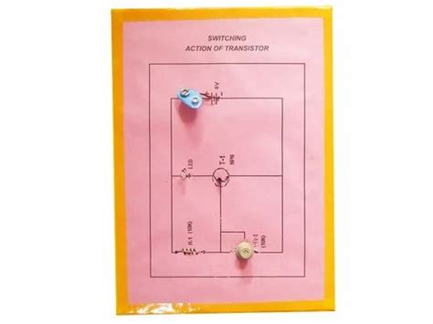 SWITCHING ACTION OF TRANSISTOR Card Board At 500 Piece In New Delhi ID 13006415130