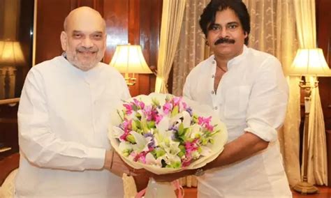 అమిత్ షాతో భేటీ అద్భుతం అన్న పవన్ఏం మాట్లాడుకున్నారు