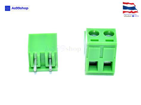 Terminal Block PCB connector 2P 2EDGK 5 08mm plug in 1 ชด ผขาตรง เมย Arduinoshop99