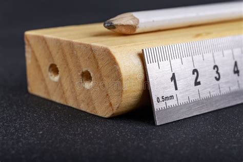 Metal Protractor For Measuring In Carpentry Minor Work In A Home