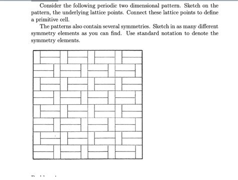 Consider The Following Periodic Two Dimensional