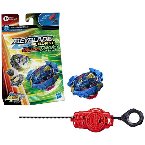 Beyblade Burst Quaddrive Ultimate Evo Valtryek V7 Spinning Top Starter Pack Battling Game