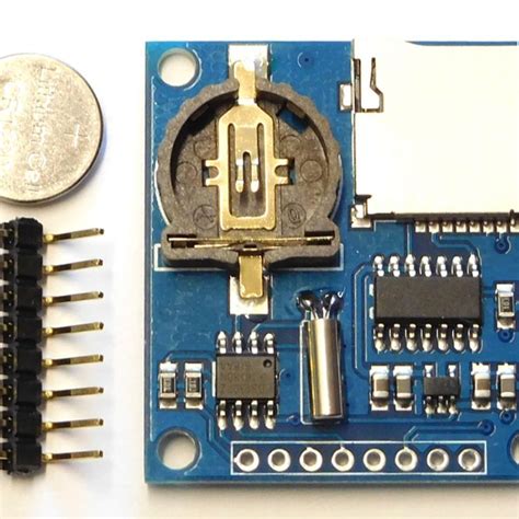 compact data logger module ds1307 micro sd battery backup i2c spi
