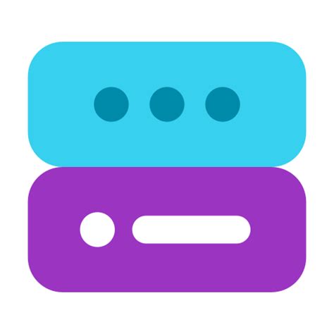 Database Generic Color Fill Icon