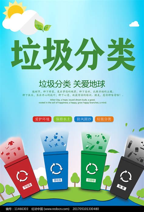 垃圾分类海报设计图片下载红动中国