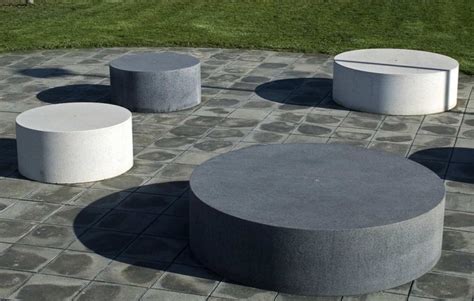 Banca Stradala Circulara Din Beton Arhitectural Sol
