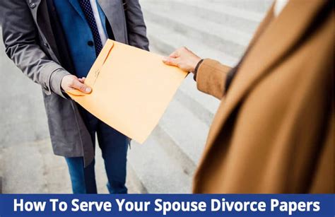 The Best Ways To Sevce Your Spouse Divorce Papers