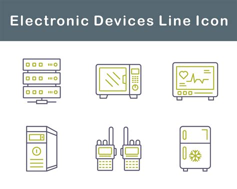 Electronic Devices Vector Icon Set 20708405 Vector Art At Vecteezy
