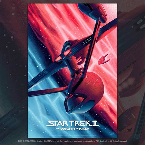 Star Trek Wrath Of Khan Movie Poster Star Trek Ii The Wrath Of Khan