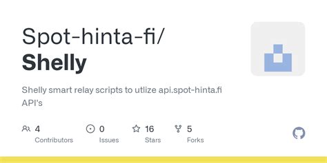 Shelly License At Main Spot Hinta Fi Shelly Github