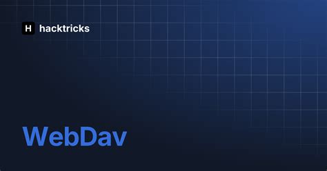 Webdav Hacktricks