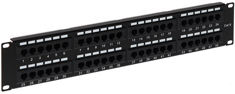 PATCH PANEL RJ 45 PP 48 RJ 6 Patch Panels Delta
