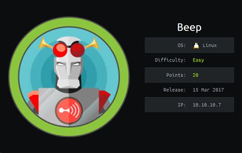 HackTheBox Beep Xyf