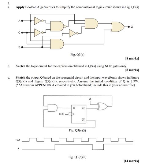 Solved 3 A Apply Boolean Algebra Rules To Simplify The