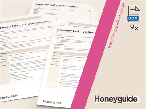 Interview Task Bundle Teaching Resources