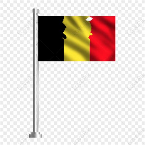 벨기에 깃발을 흔들며자유 깃발삽화막대기 Png 일러스트 무료 다운로드 Lovepik