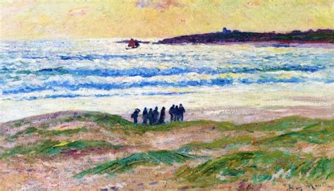 Побережье Бретани 1906 картина — Анри Море
