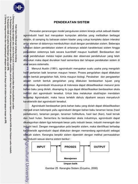Pendekatan Sistem Input Proses Output Pdf