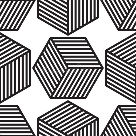 Cube Pattern Vector Stock Vector Illustration Of White 68057946