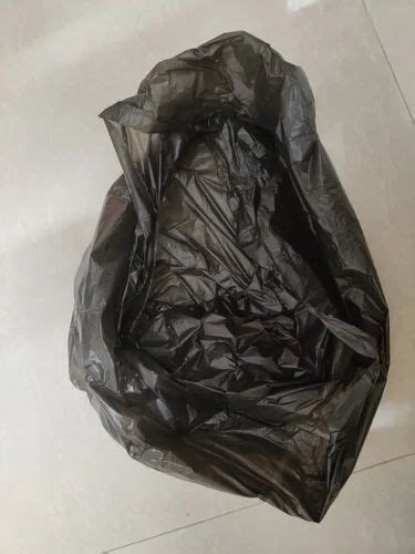 Plain Black Biodegradable Garbage Bag 24x32 Inch Capacity 10 Kg At