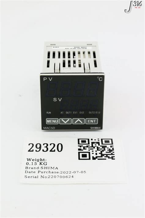 29320 Shimax Temperature Controller New Mac5d Mcf En J316gallery