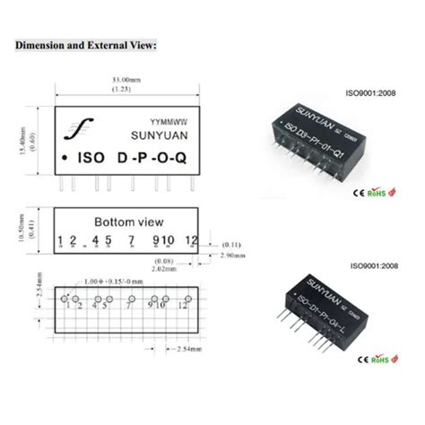 Speed Sensor Pulse Signal Isolated Transmitter Square Wave Signal Converter Square Wave Signal