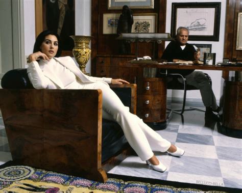 Ciao Bella Monica Bellucci With Gianni Versace By Jean Marie