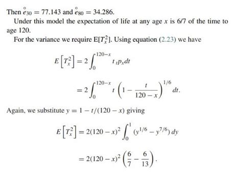 Life Contingencies 1 How Did It Become Y 1 6 Y 7 6 R Actuary