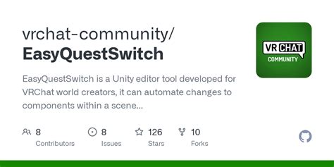 Github Vrchat Communityeasyquestswitch Easyquestswitch Is A Unity