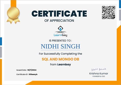 Nidhi Singh On Linkedin Sql Mongodb Datascience Professionaldevelopment Continuouslearning
