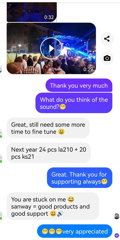 Sanway La210p Dual 10 Inch Line Array Light Up The Music Festival In Europe Sanway