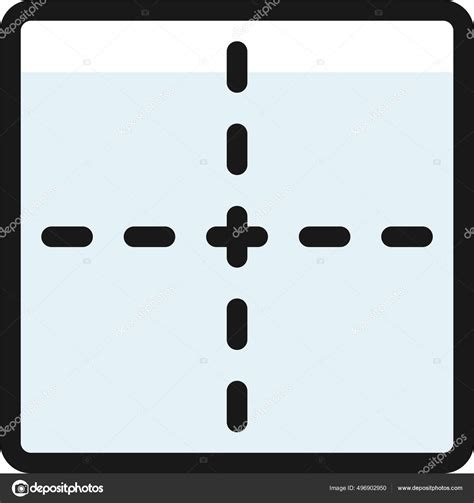 Cell Border Frame Icon Filled Outline Style Stock Vector By Iconfinder 496902950