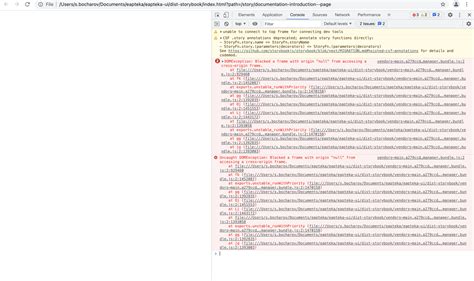 Blocked A Frame With Origin Null From Accessing A Cross Origin Frame · Issue 15926